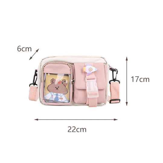 Small Ita Bag Mini Ita Bag Kawaii Bags - Kawaii Peach