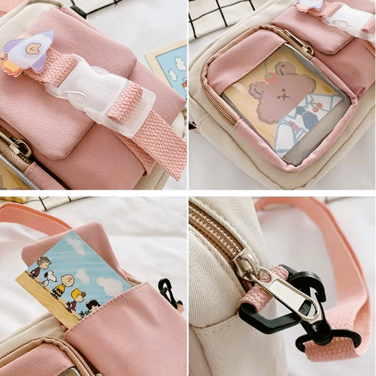 Small Ita Bag Mini Ita Bag Kawaii Bags - Kawaii Peach