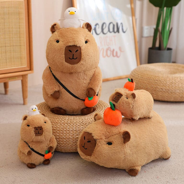 Cute Capybara Keychains Plush Keyrings (SALE!)