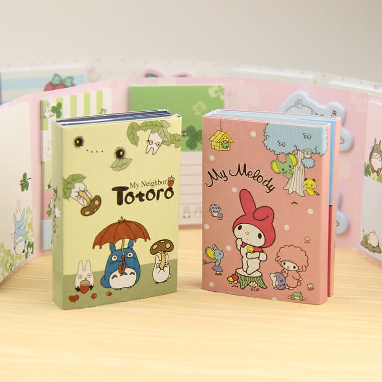 My Melody Sanrio Sticky Notes Pack + Totoro - Kawaii Peach