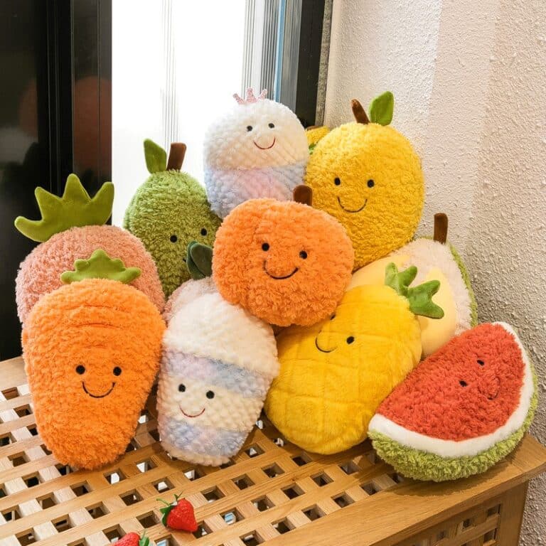 Plush Fruits FruitFiesta™ Collection 12 FRUITS - Kawaii Peach