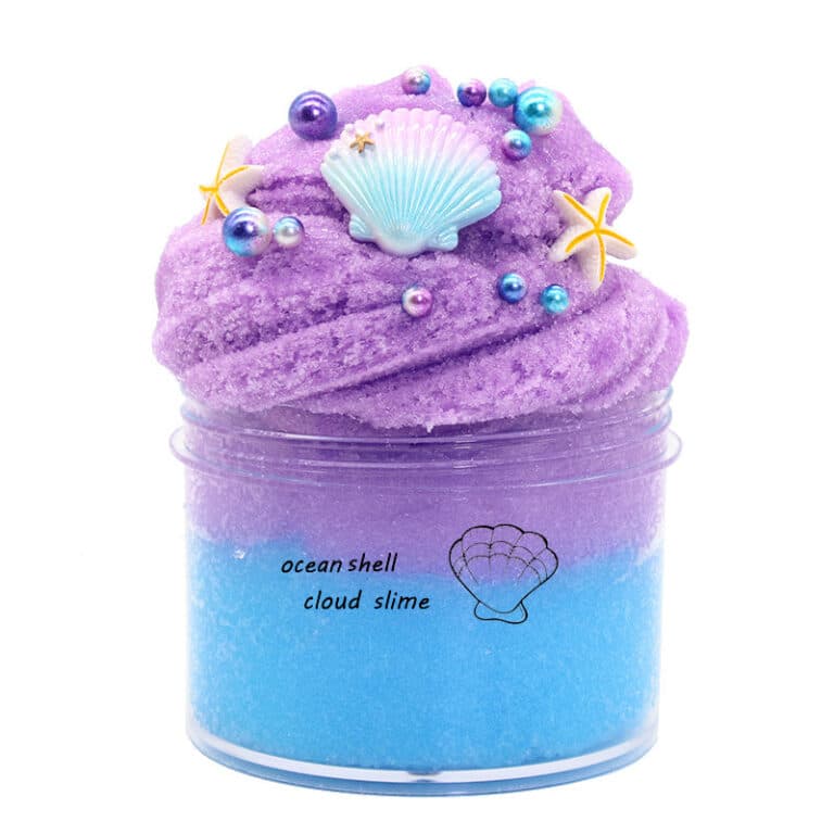 Ocean Slime AquaMud™ Seashell Slime - Kawaii Peach