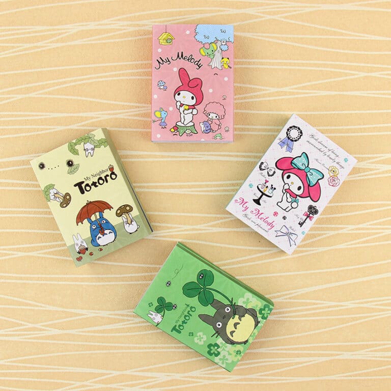 My Melody Sanrio Sticky Notes Pack + Totoro - Kawaii Peach