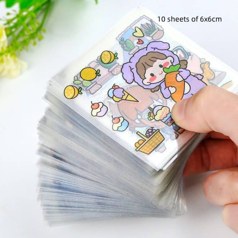 Cute Sticker Sheets (1000 Stickers!) 100 SHEETS - Kawaii Peach
