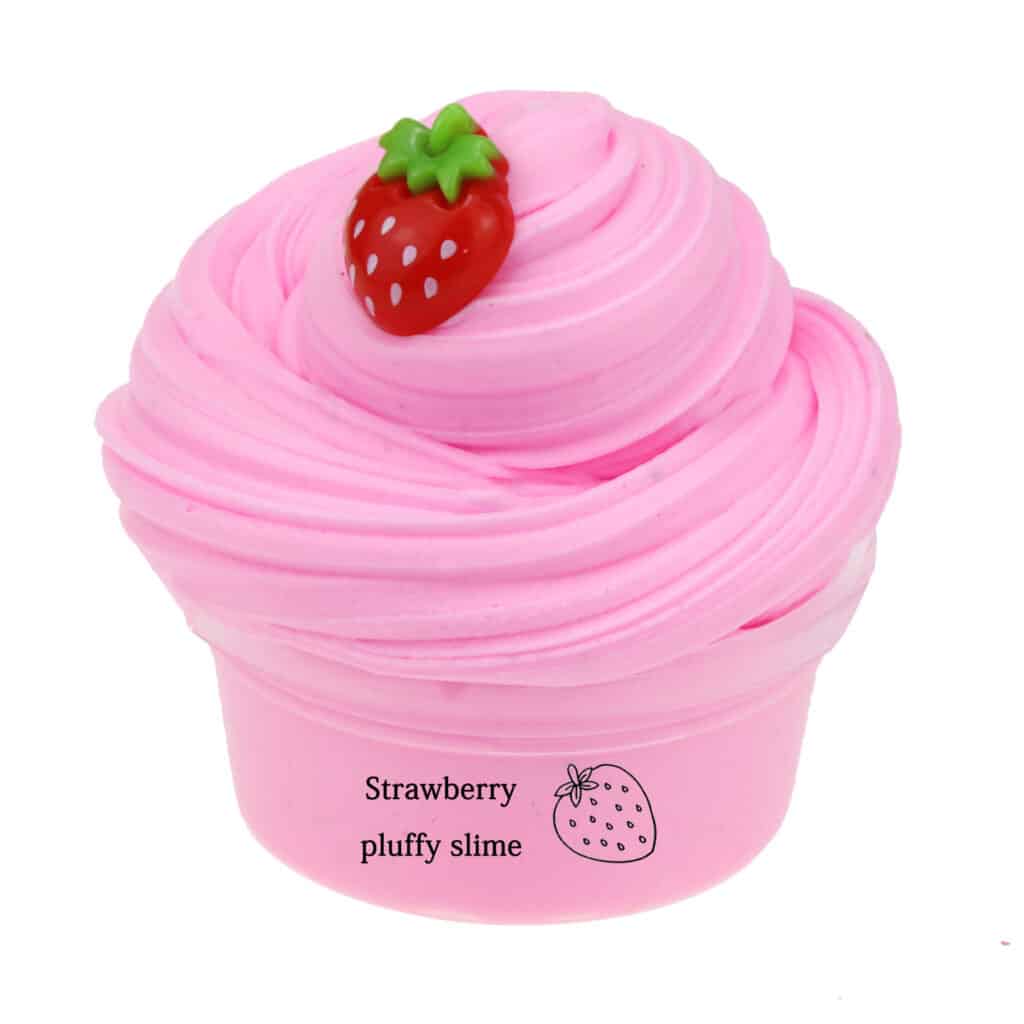 Strawberry Slime & Fruit Slimes Pluffy™ - Kawaii Peach