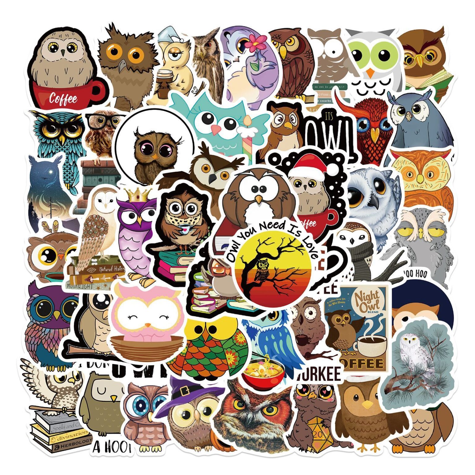 50 Pcs Whale Stickers Cute Pack Set Kawaii - Kawaii Peach