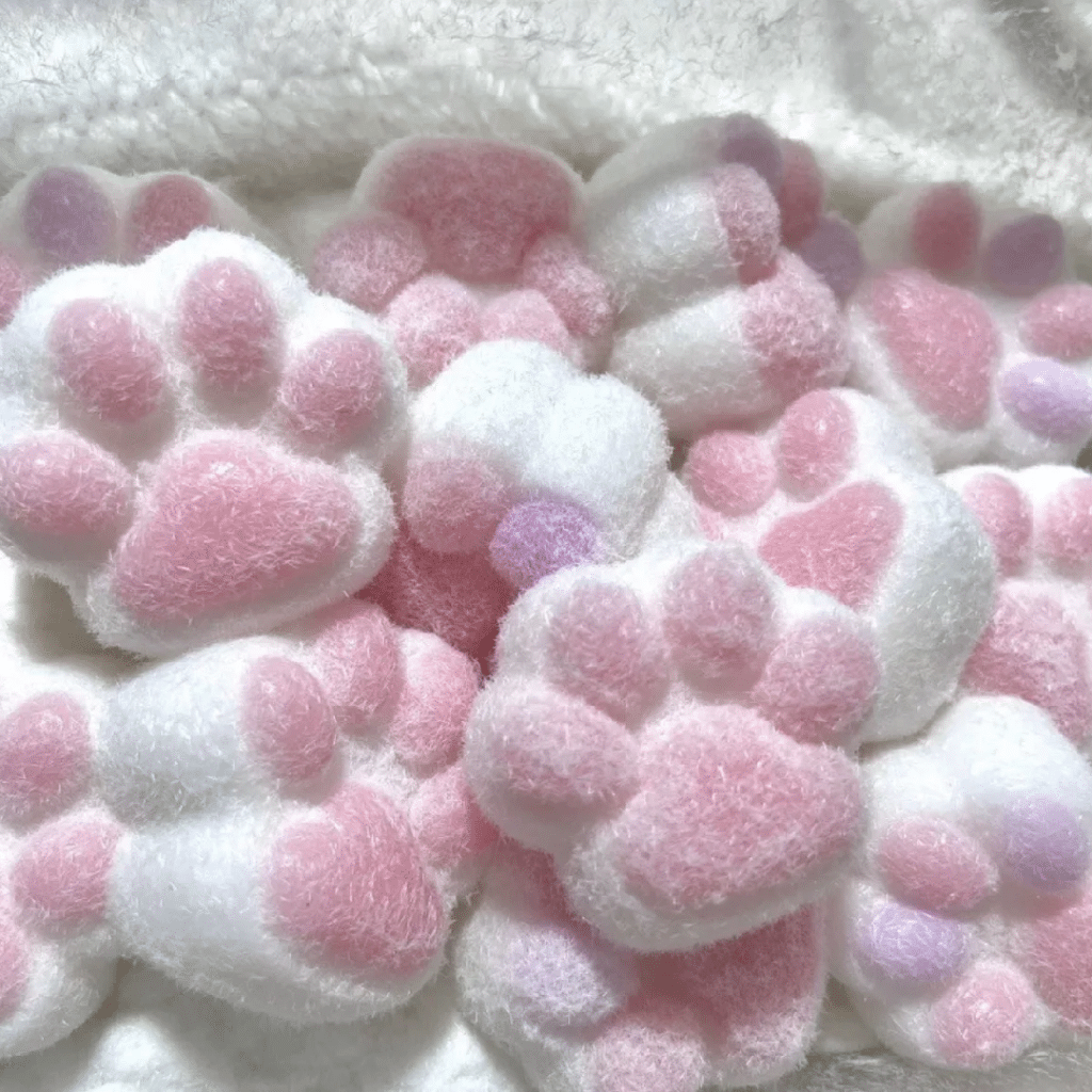 Cat Paw Squishy PinchFamily™ - Kawaii Peach