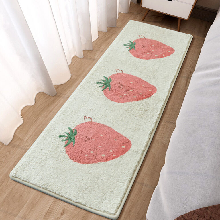 Kawaii Strawberry Rug Cute Aesthetic (SALE!)