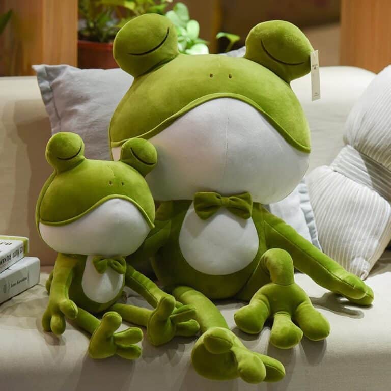 Frog Stuffie Toad with Bow! | Large or Small (SALE!)