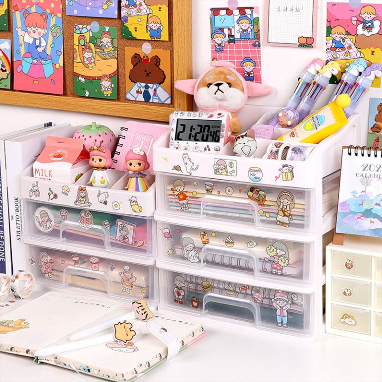 Cute Desk Organizers - Kawaii Desk Organizer