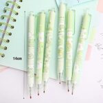 Cute Frog Pens | 6Pcs Green Kawaii Toad Gel Pen Set